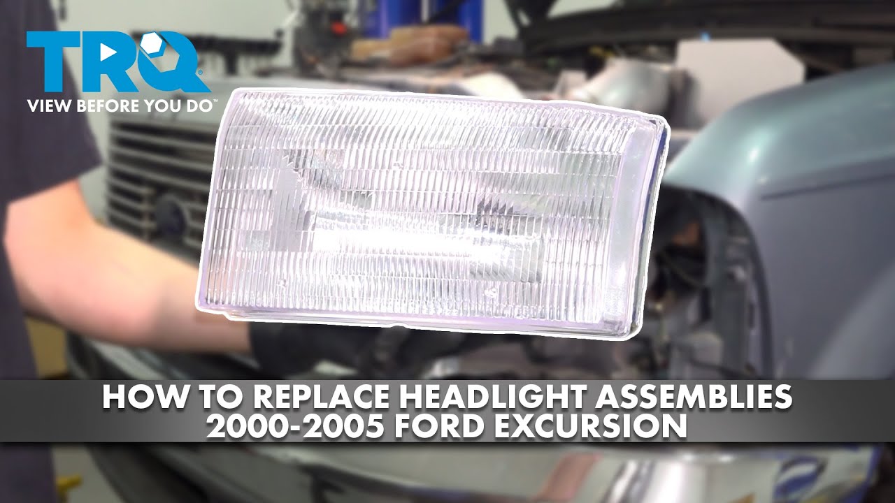 How to Replace Headlight Assemblies 2000-2005 Ford Excursion - YouTube