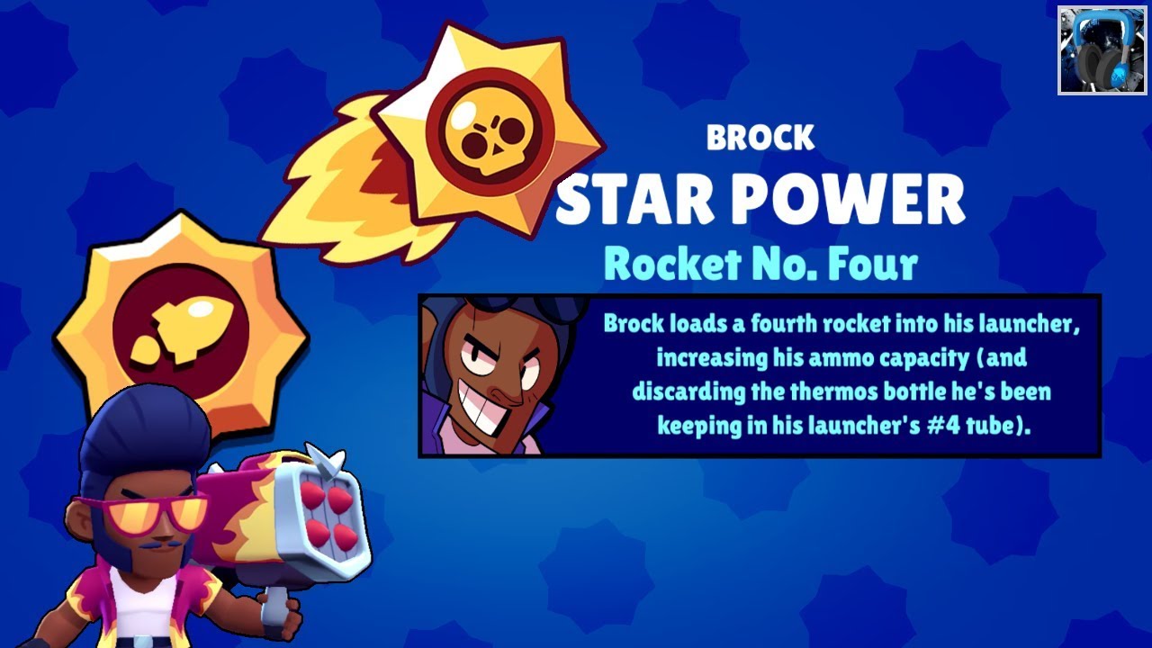 [🎣 ASMR ↪ Brawl Stars] - "🎮 Brock's *STAR POWER* Rocket No. Four ...