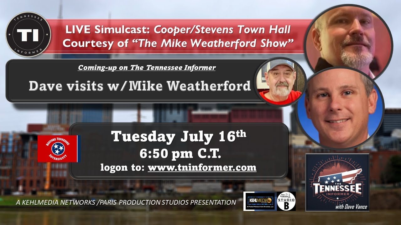 🔴 Dave Appearing on The Mike Weatherford Show for the Charlie Cooper ...