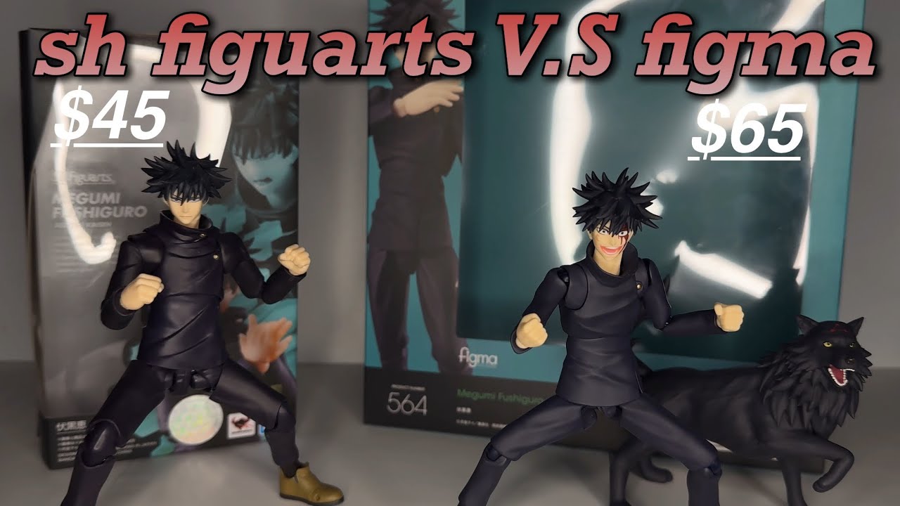 Sh figuarts vs figma megumi fushiguro comparison/ review - YouTube