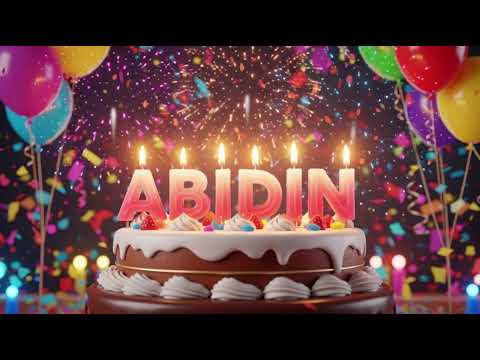 ABİDİN İçin Doğum Günü Şarkısı | İyi Ki Doğdun ABİDİN | ABİDİN Özel Doğum Günü
