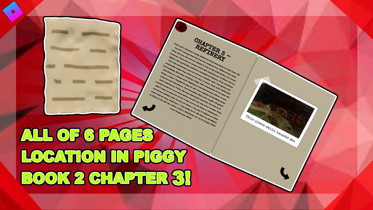 ALL OF THE 6 HIDDEN PAGES IN PIGGY: BOOK 2 - CHAPTER 3! | Roblox Piggy ...