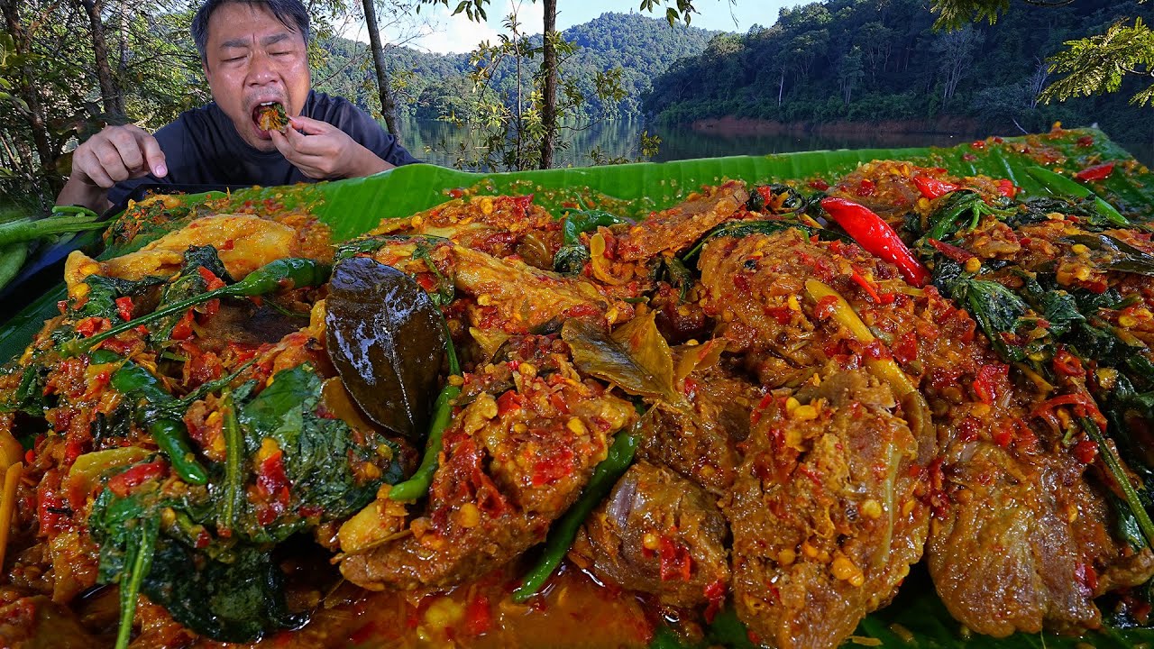 คั่วแห้มกระดูกใบพายหมู คั่วแห้มสูตรเข้มข้นสุดๆเผ็ดร้อนน้ำตาไหล-08-11 ...