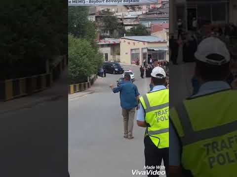 Cumhurbaşkanı Recep Tayyip Edoğanın Konvoyu BAYBURT'A Girişi (10.08.2018)