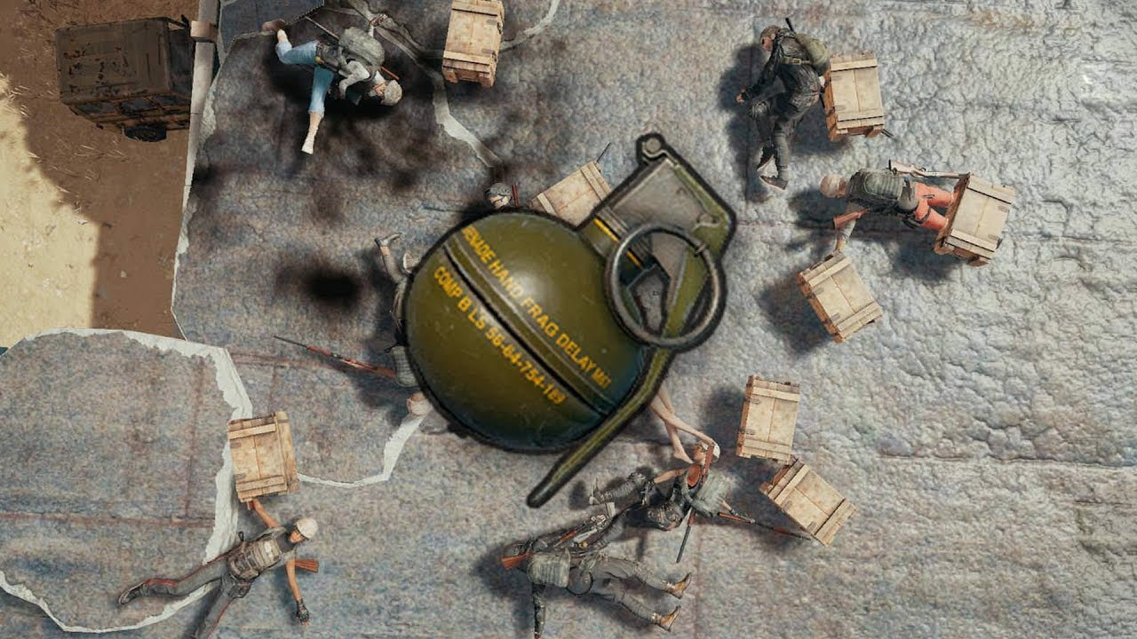 1 Grenade - 10 Kills [PUBG] - YouTube