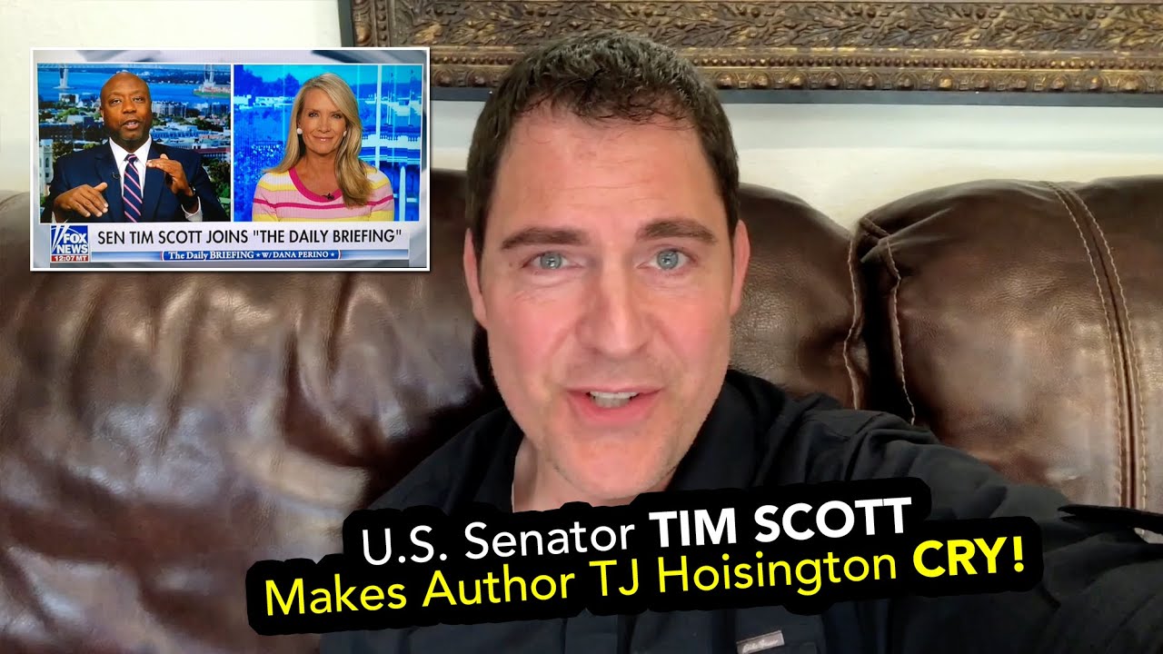 U.S. Senator TIM SCOTT Makes Author TJ Hoisington CRY! - YouTube