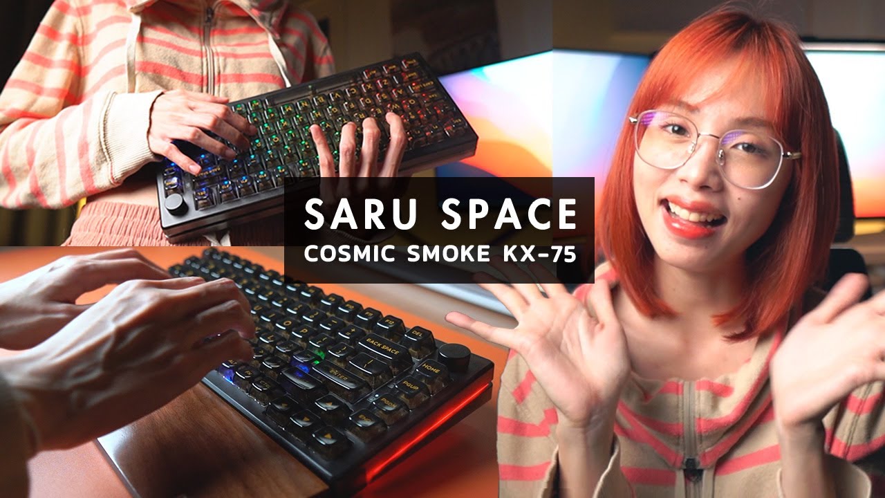 รีวิว Saru Space Cosmic Smoke KX-75 คีย์บอร์ดโปร่งแสงดีไซน์ล้ำ แถมยัง Custom ได้ในราคาเพียง 2 ...