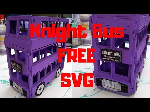 DIY Knight Bus Wooden Toy Instructions & Free SVG - YouTube