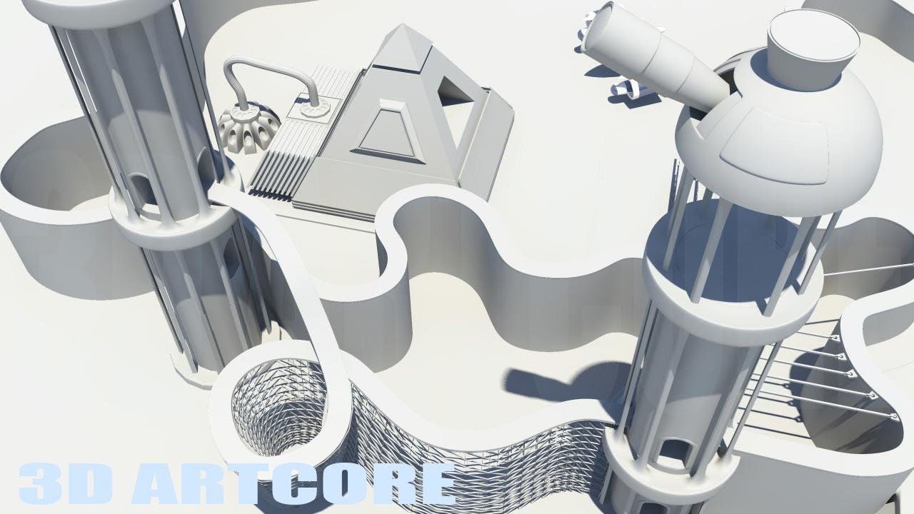 Maya Modeling Tutorial- Roads city part-6 - YouTube