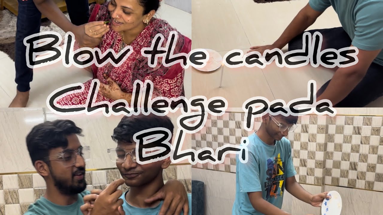 First Video | Blow the candles challenge | Mantu n family | - YouTube