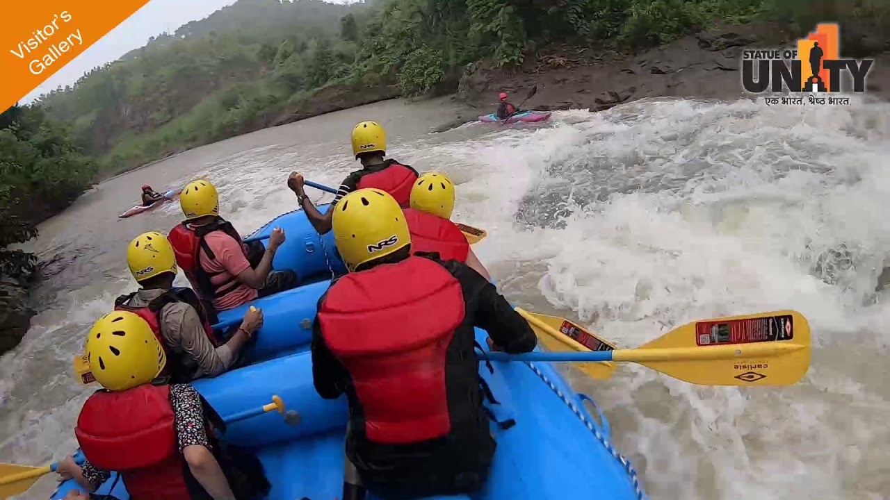River Rafting at the Statue of Unity - YouTube