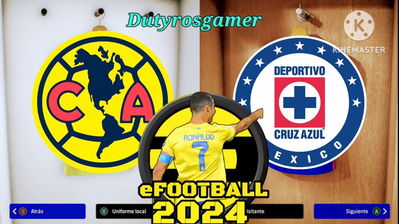 América vs Cruz Azul final campeón Efootball 2024 - YouTube
