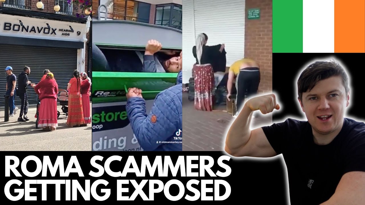 Roma Gypsy's Assault British Man After SCAMS EXPOSED - YouTube