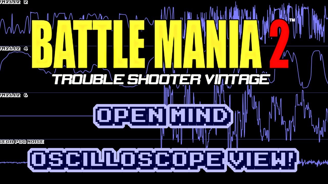 Battle Mania Daiginjou - Open Mind - In Oscilloscope View! (Unaltered) - YouTube