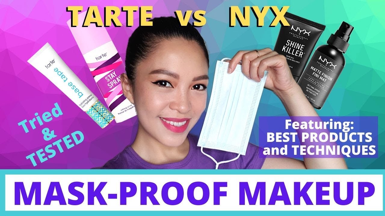 MASK PROOF MAKEUP TUTORIAL plus BEST PRODUCTS to make your makeup last ...