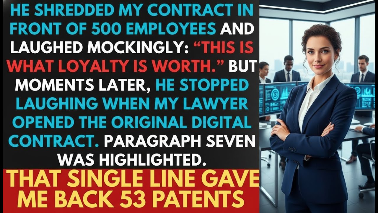 CEO Shredded My Contract And Fired Me In Front Of 500 Employees. I ...