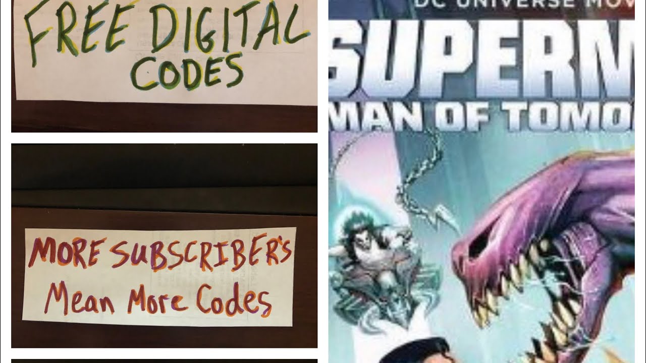 Superman man of tomorrow Free where to get free digital codes on ...