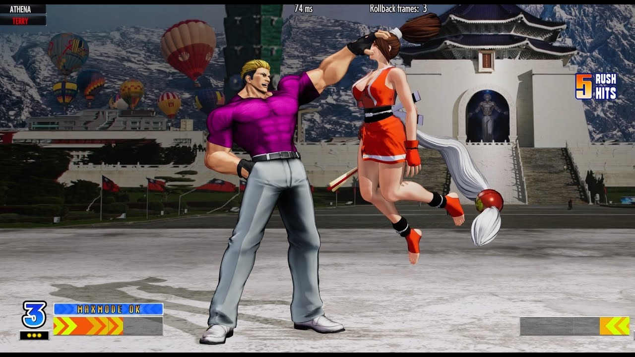 KOF XV Terry/Mai/Athena VS Vanessa/Yamazaki/Luong (2) - YouTube