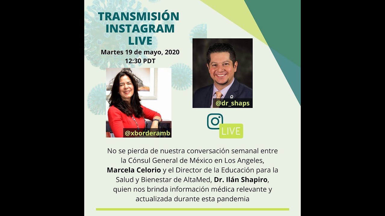 Conversacion con el Dr. Ilan Shapiro: 19 de mayo, 2020 - YouTube