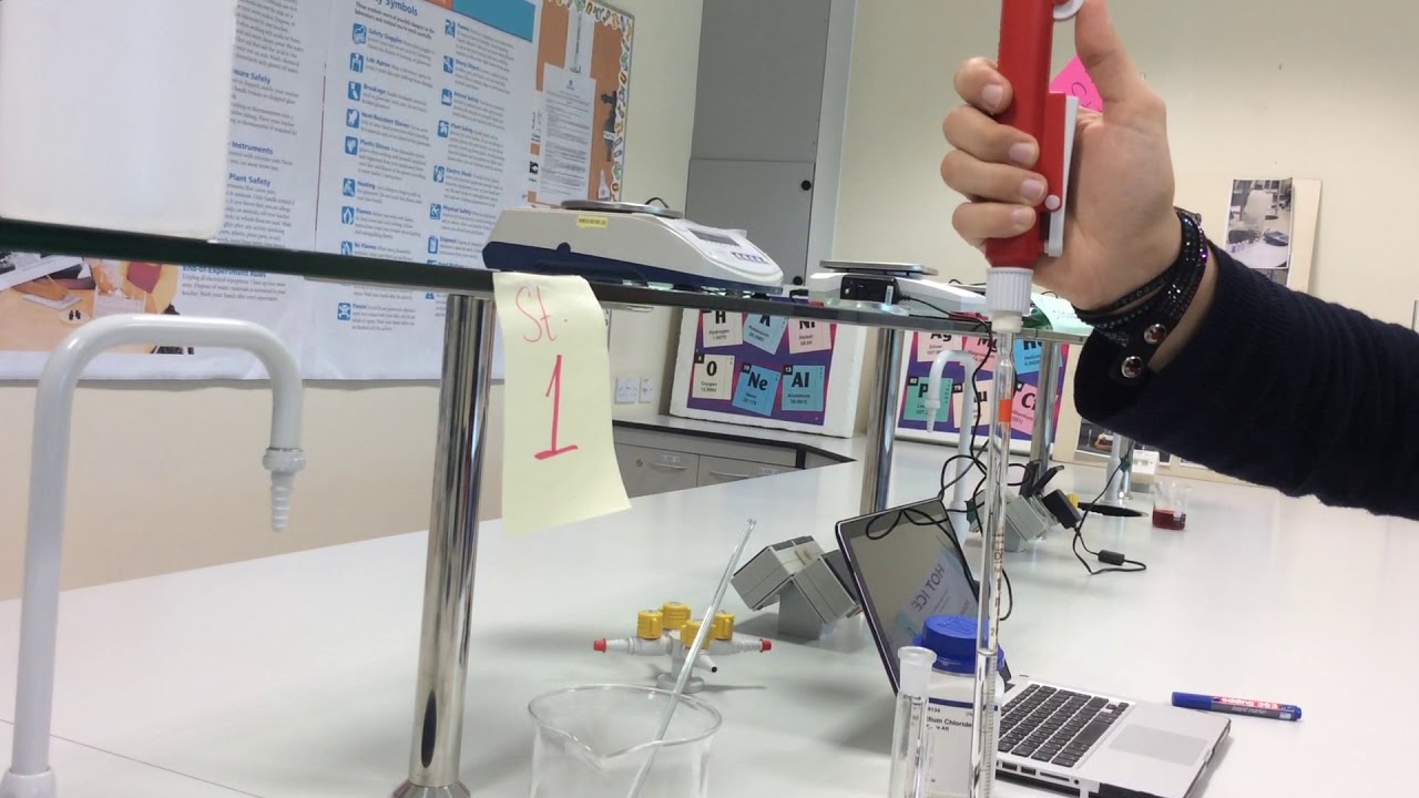 the steps to dilute a concentrated stock solution - YouTube