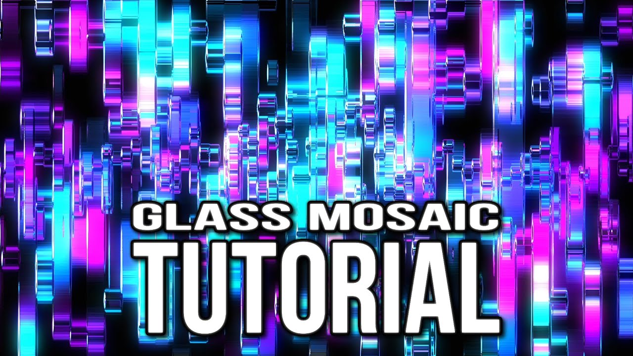 Animation Glass Mosaic background in After Effects - YouTube