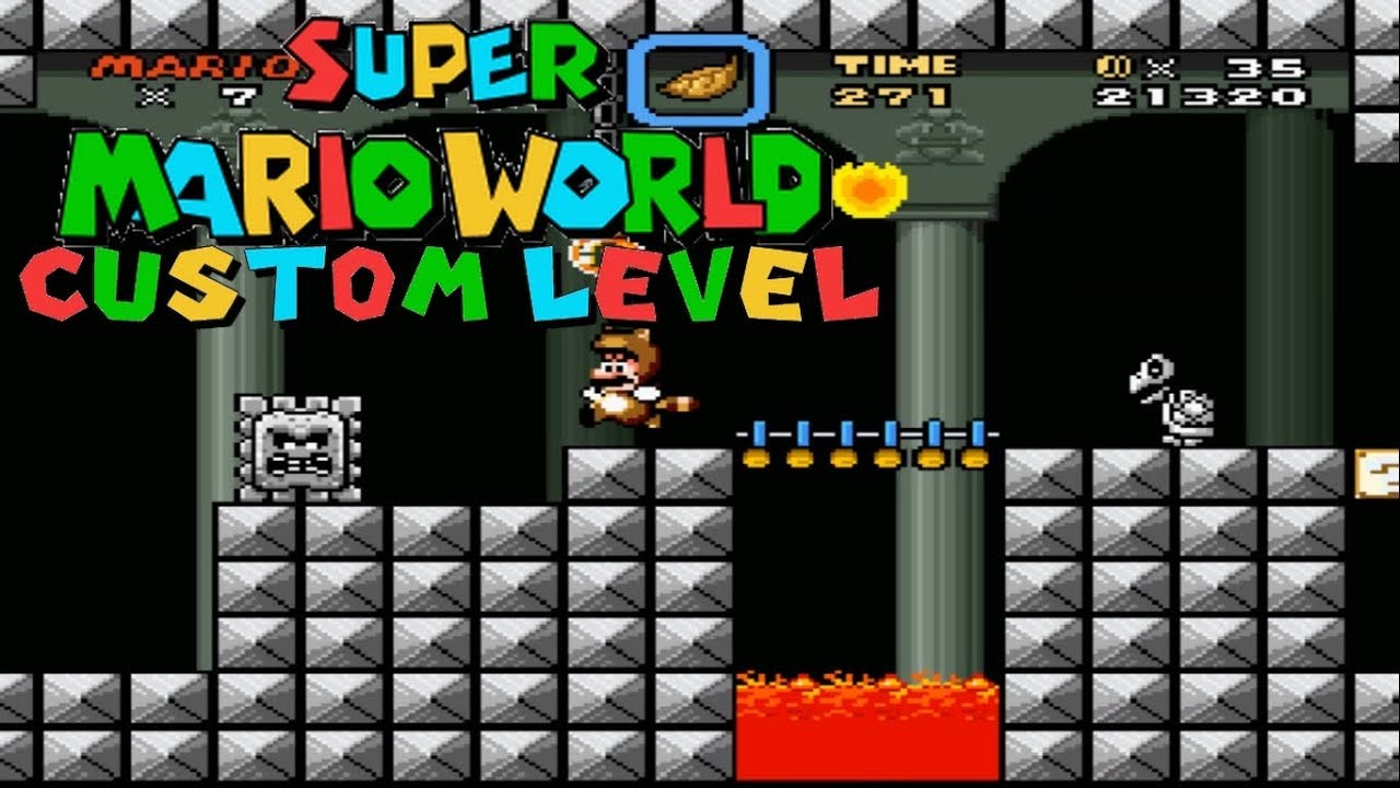Super Mario World - Custom level: SMB3 Fortress - YouTube