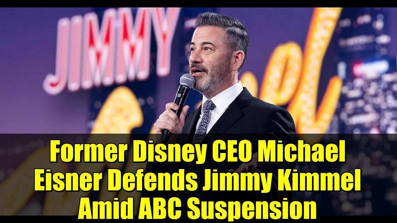 Former Disney CEO Michael Eisner Defends Jimmy Kimmel Amid ABC ...