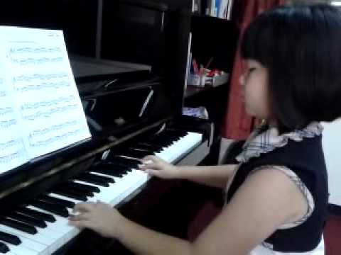 Junior Hanon- Piano Student "Cindy" by Ting Beethovenpiano - YouTube