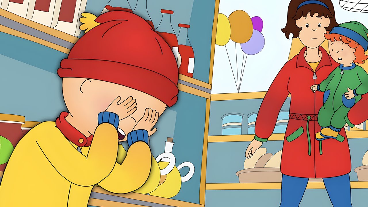 Im Supermarkt verloren | Die Neuen Abenteuer von Caillou - YouTube