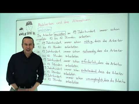 Almanca C1 İleri Seviye Ders - 9 Modalverben und ihre Alternativen - [ müssen ] Almanca Fiiller