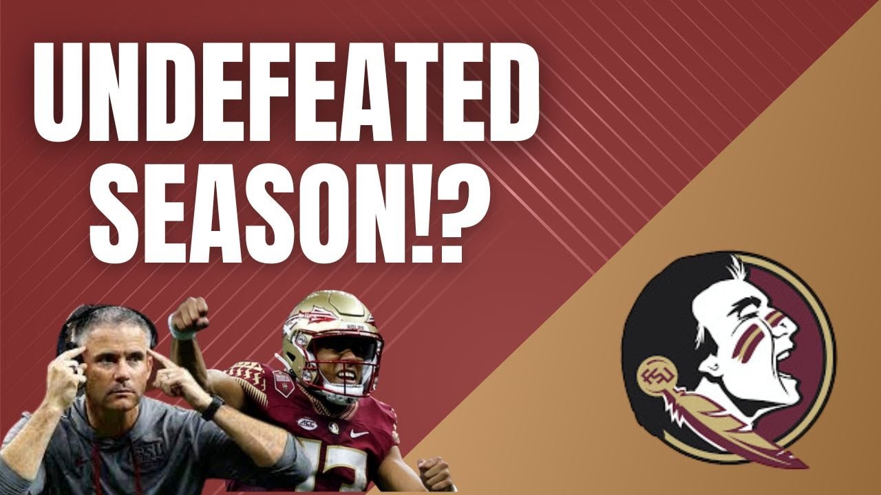 Can FSU Go Undefeated In 2023?? - YouTube