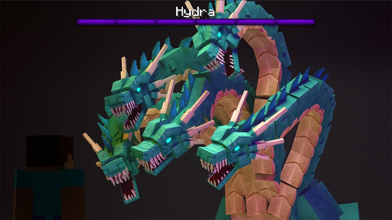 The Hydra! #minecraft [Mythicmobs x Modelengine] - YouTube