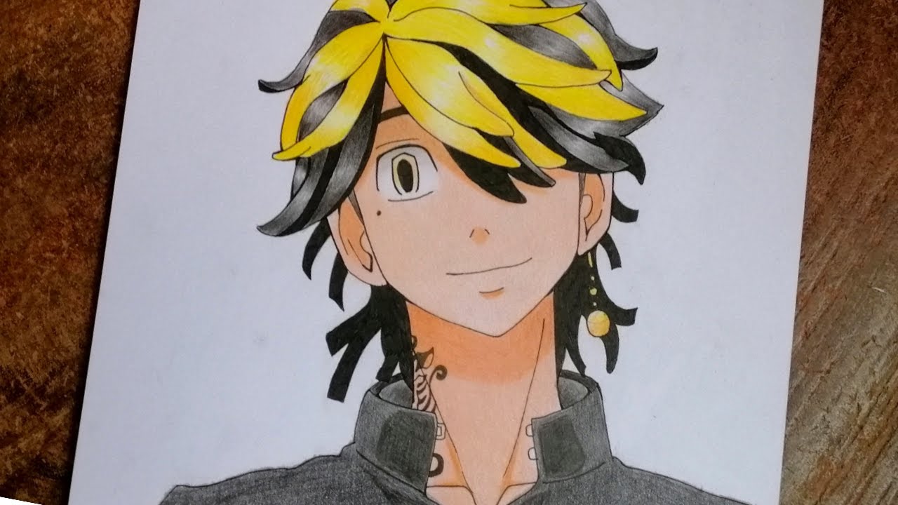 Drawing Kazutora Hanemiya Tokyo Revengers - YouTube