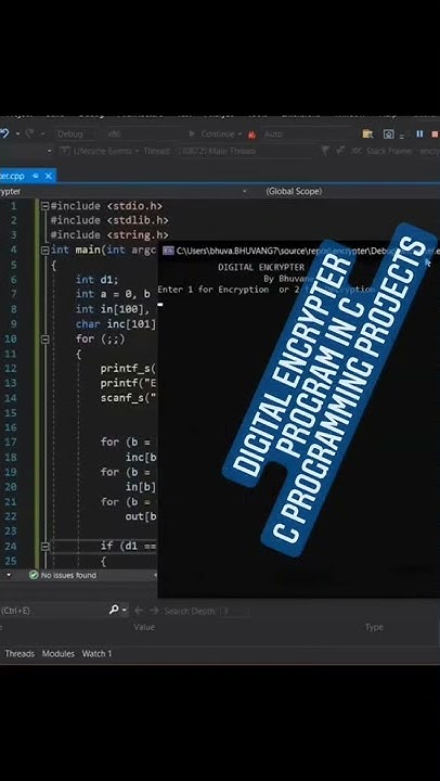 DIGITAL ENCRYPTER PROGRAM IN C PROGRAMING | SIMPLE C PROGRAM GAME | C PROGRAMING | DECISION ...