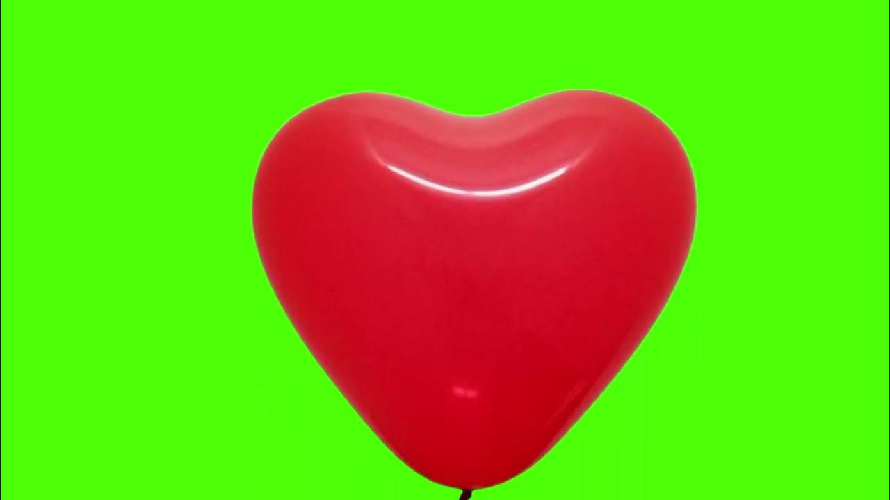 red balloon flying green screen balloon green screen no copyright # ...