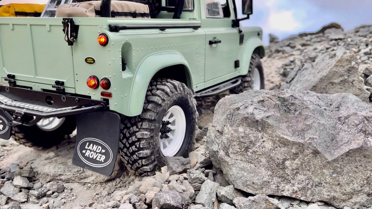 Rc4wd defender 90 heritage - YouTube