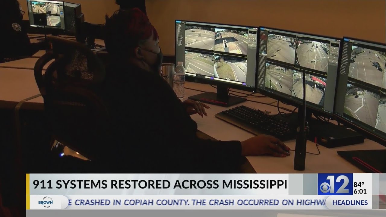 911 service restored in Mississippi after outage: AT&T - YouTube