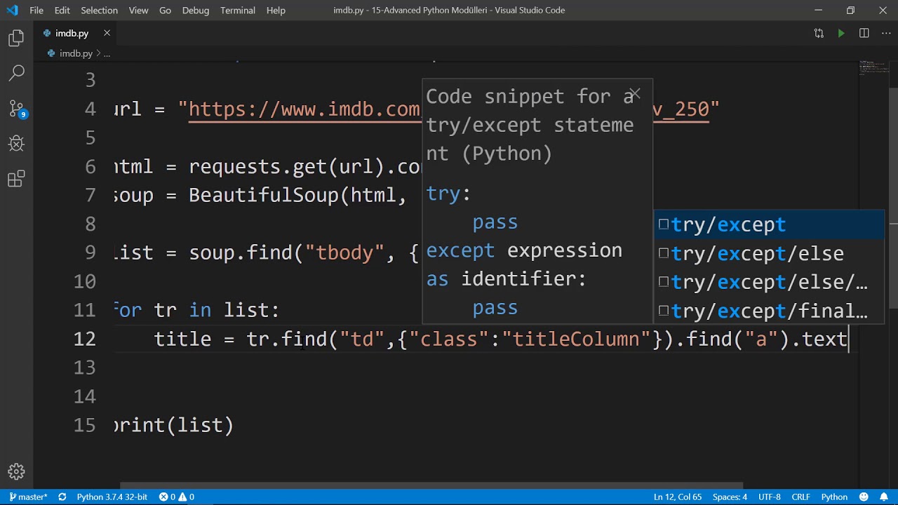 Python - Web Scraping - YouTube