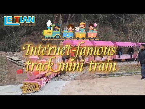 The Letian internet-famous track train is here. Hurry up and get on the train！🎆