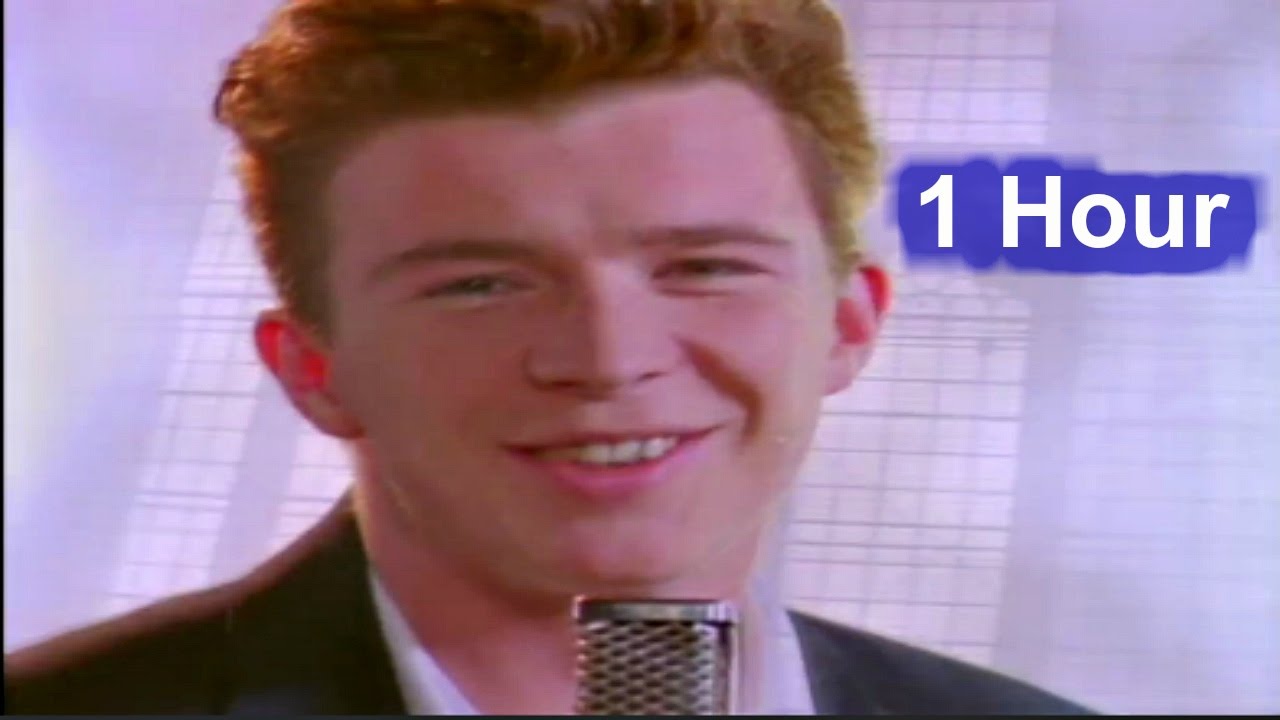 Rick Astley Says "Never Gonna Give You Up" For 1,048,576 Times (1 Hour ...