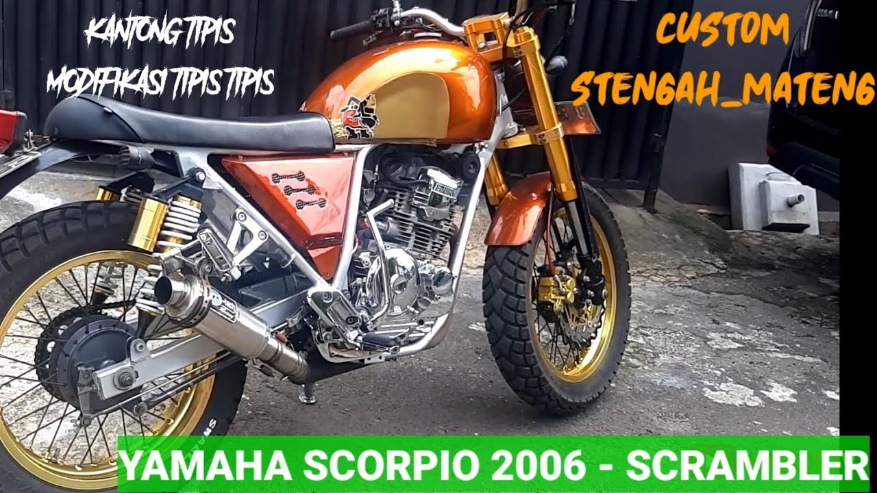 Yamaha scorpio custom - Nugros TV - YouTube