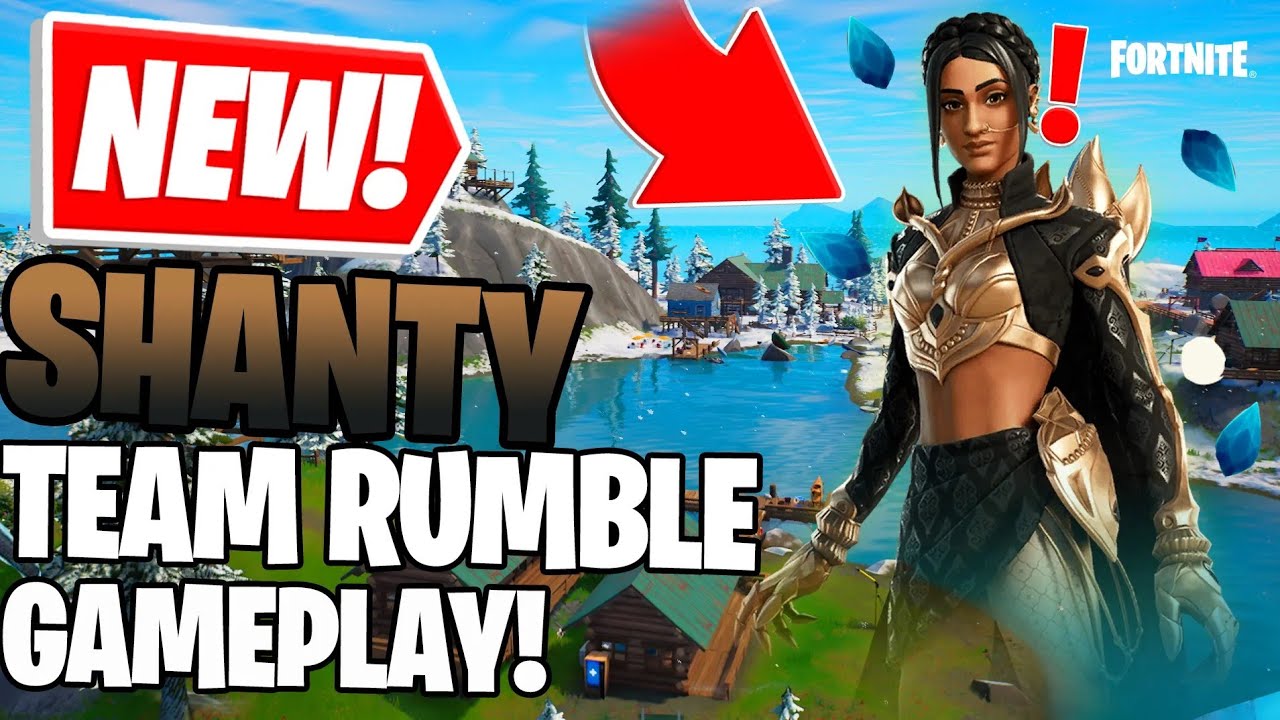 Fortnite *NEW* Shanta Skin Showcase Team Rumble Gameplay! In Chapter 3 ...