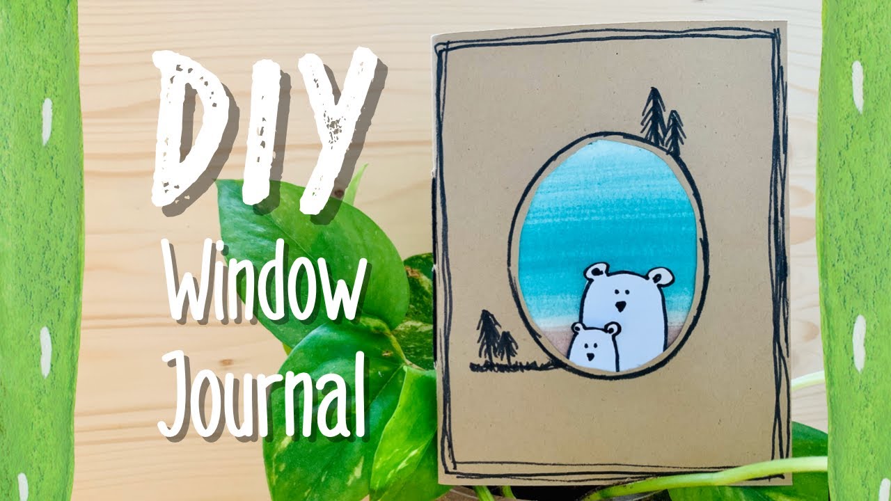 How to make a window journal - YouTube