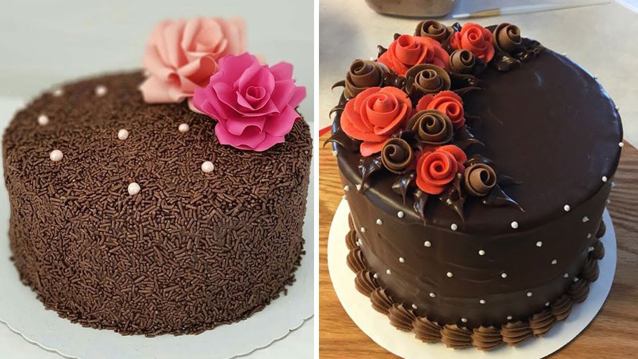 So Delicious Chocolate Cake Decorating Tutorials | Perfect Colorful ...