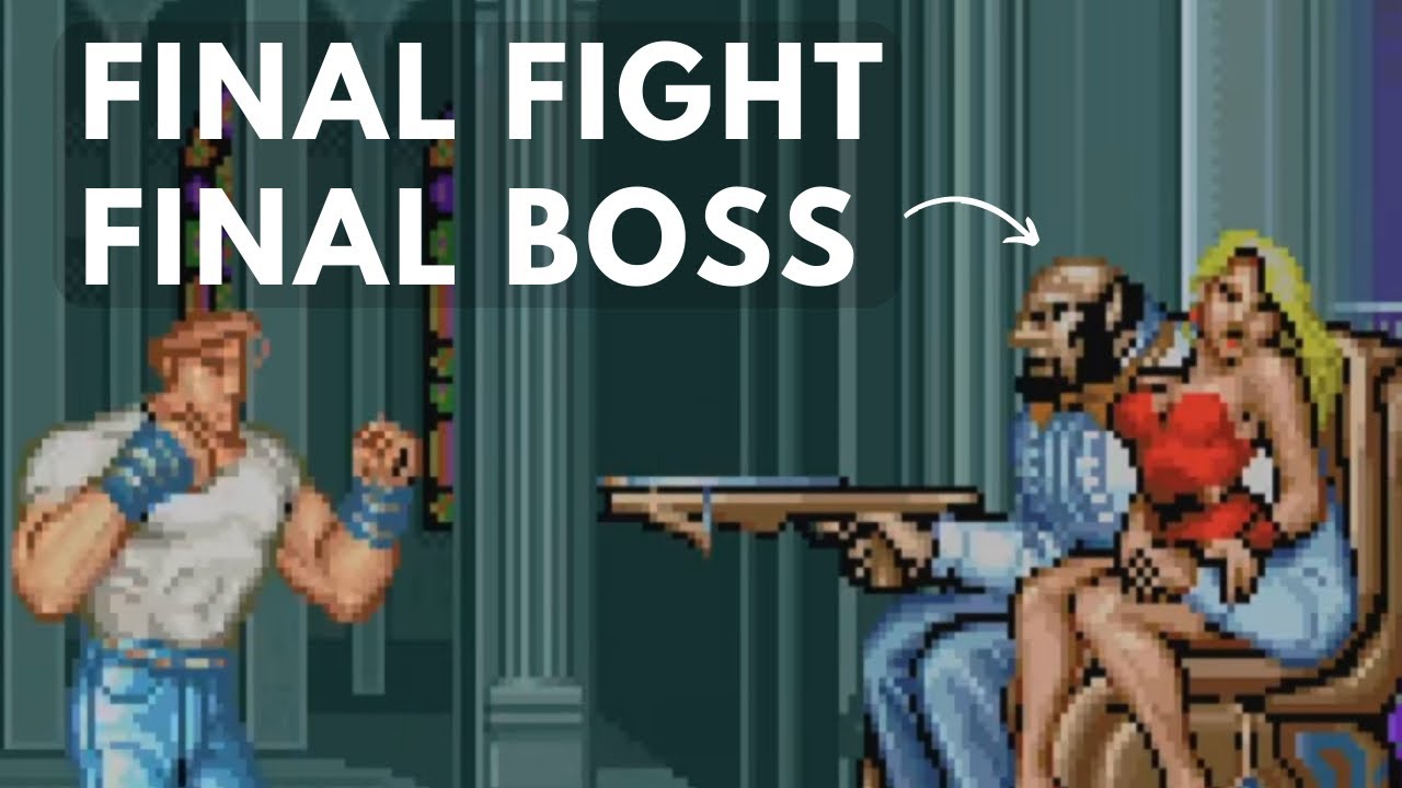 Final fight. I met the last boss. 파이널 파이트 원코인 엔딩을 보고 싶었으나 기억이;;; CAPCOM ...