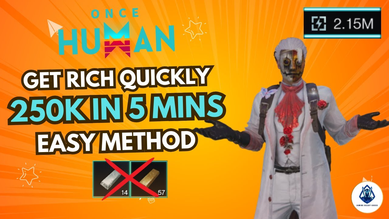 GET RICH QUICKLY in Once Human 250K Energy Links in 5 Minutes! Way of ...