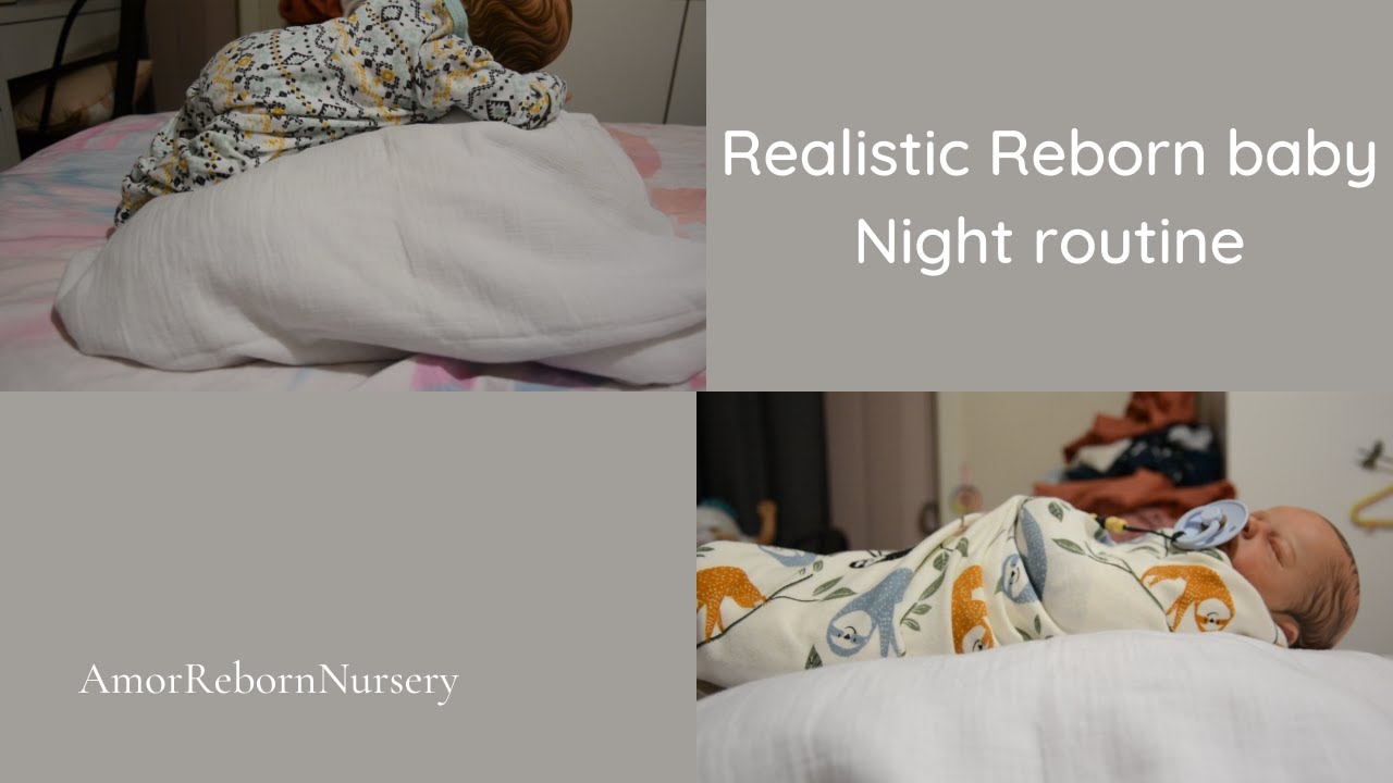 Realistic Reborn baby Night Routine | AmorRebornNursery - YouTube