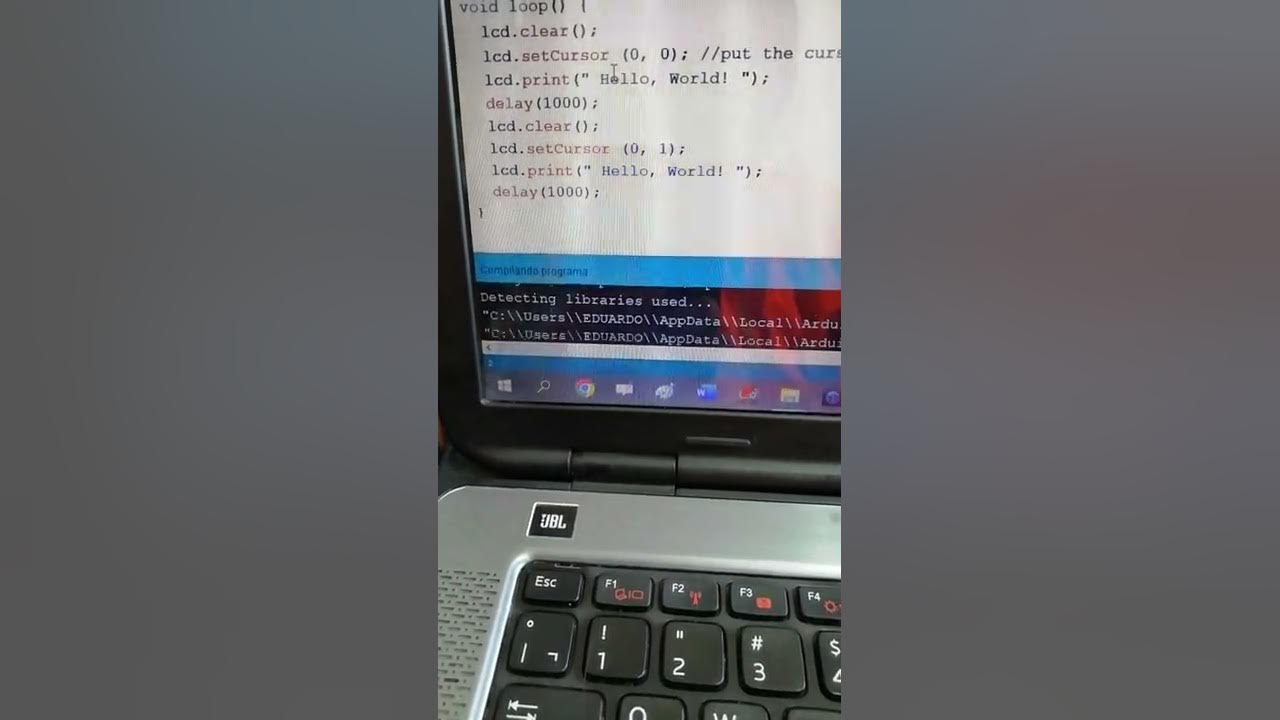 Hello World Arduino Wemos D1 - ESP8266 LCD & I2C - YouTube