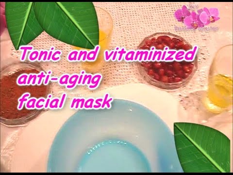 Anti-aging Natural Facial Mask for All Skin Types - Dry Paprika and ...