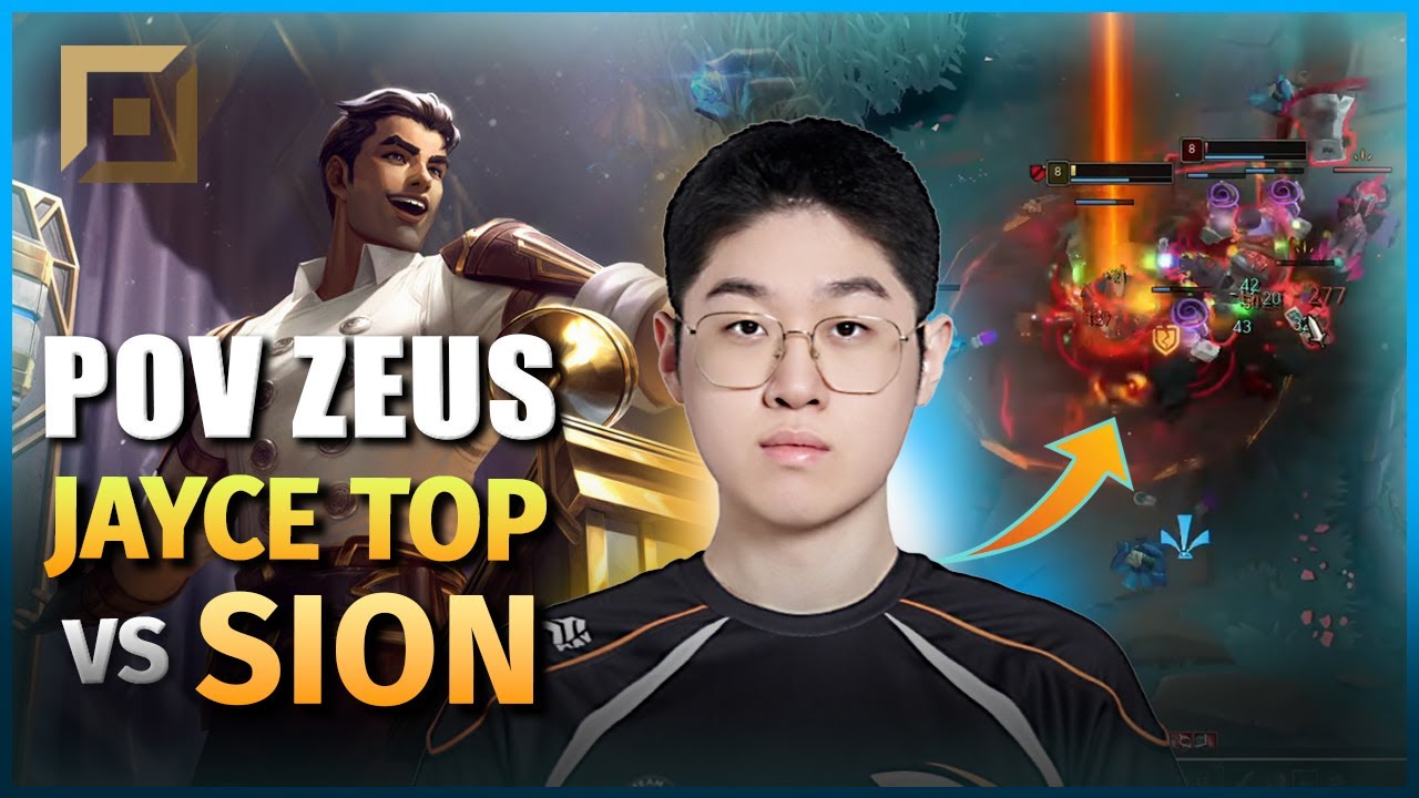 POV ZEUS Jayce vs Sion - His Jayce is GOD LEVEL! - YouTube